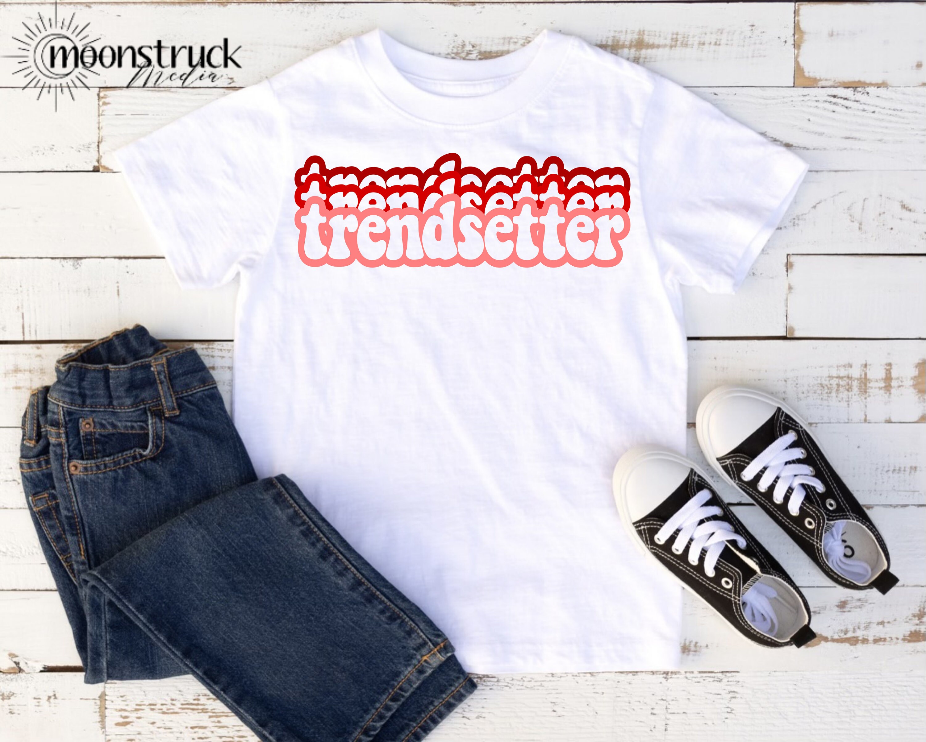 Trendsetter Stacked Font Cut File - Etsy
