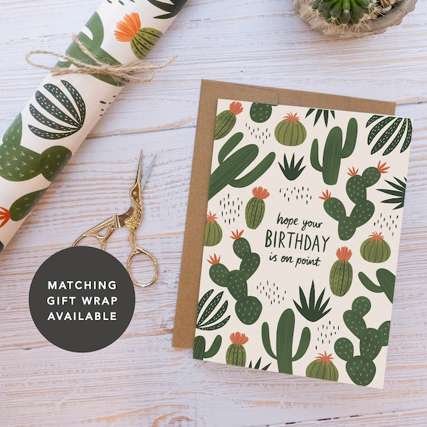 Cactus Greeting Card - Etsy