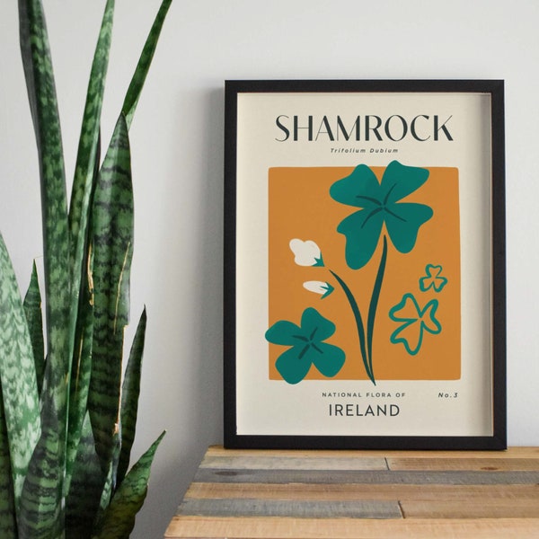 Shamrock Wall Art - Etsy