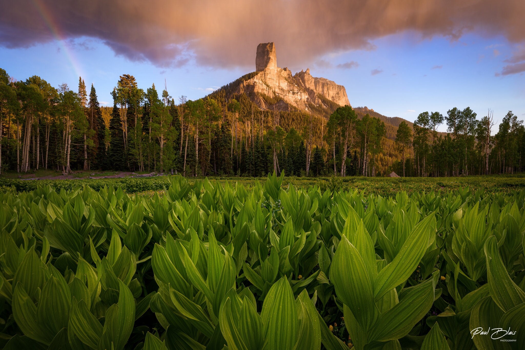 Colorado San Juan Mountains Photo Rainbow After Storm Print Owl Creek ...