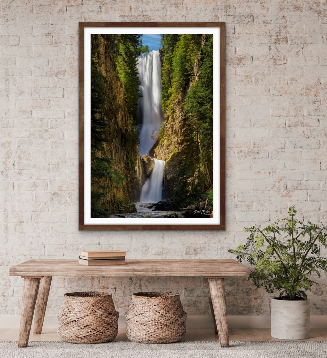 Mystic Falls Near Telluride Silverton Colorado - Waterfall in San Juan ...