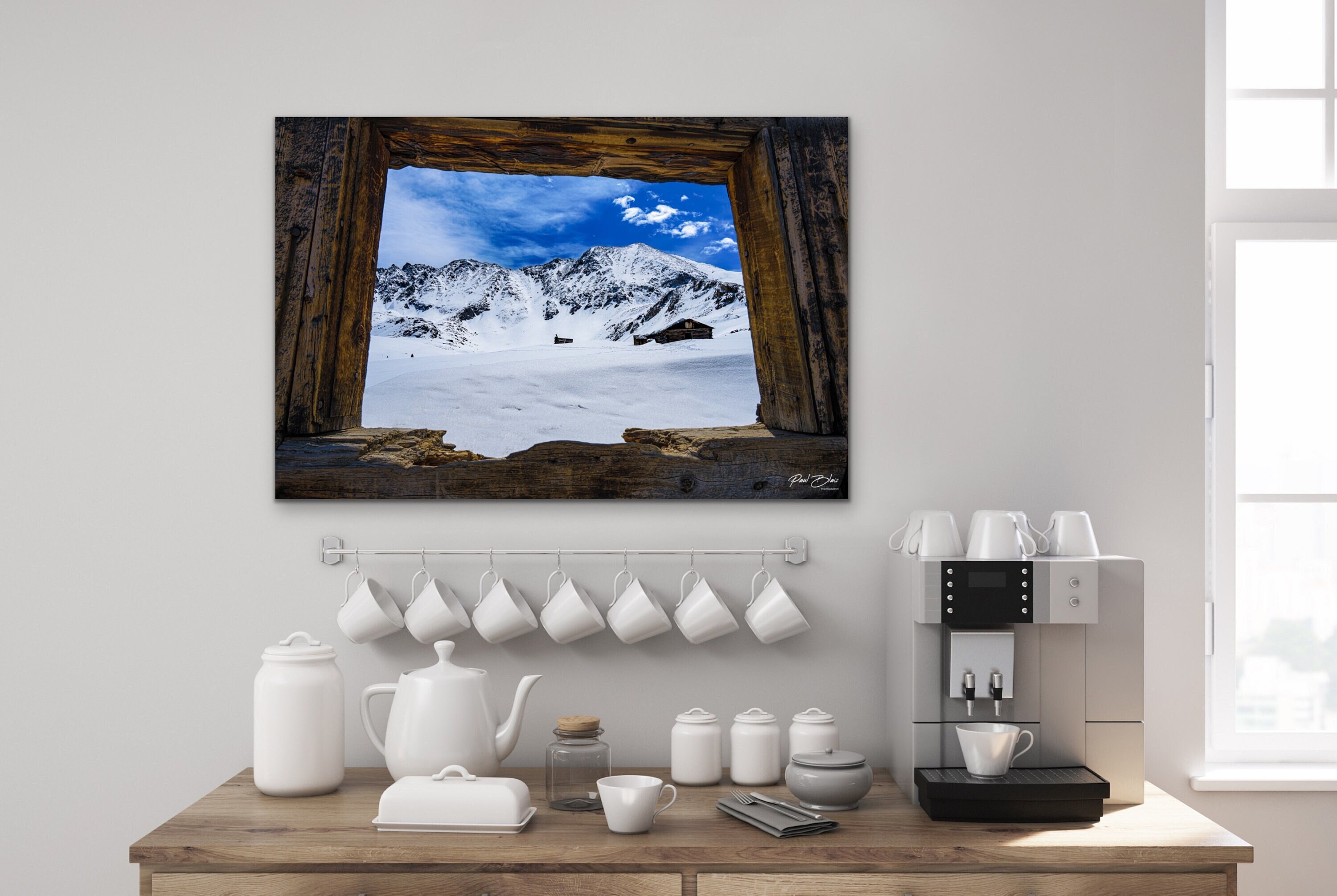 Colorado Rustic Mining Cabin Photo Mayflower Gulch Mountains Aged Wood ...