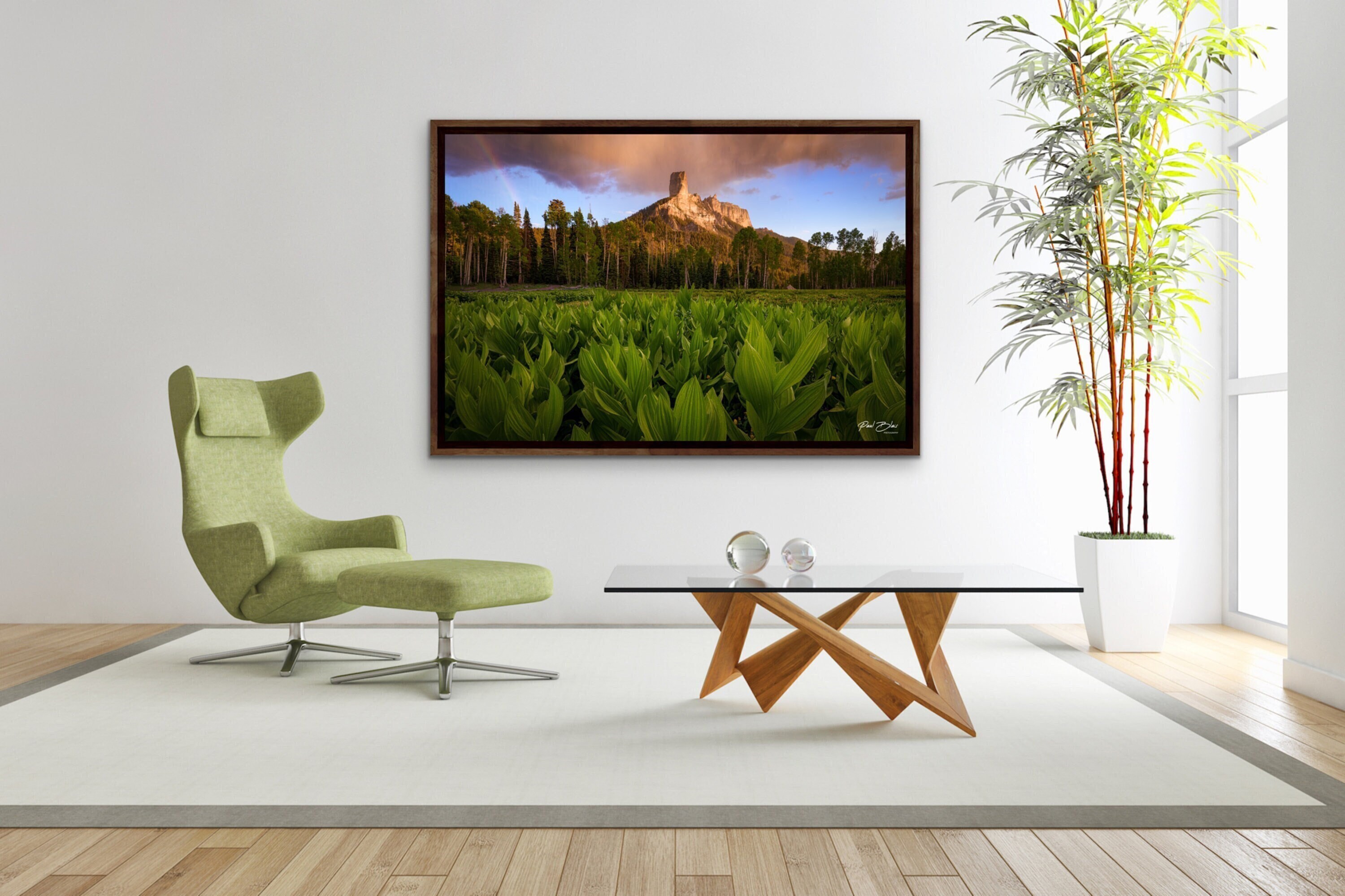 Colorado San Juan Mountains Photo Rainbow After Storm Print Owl Creek ...