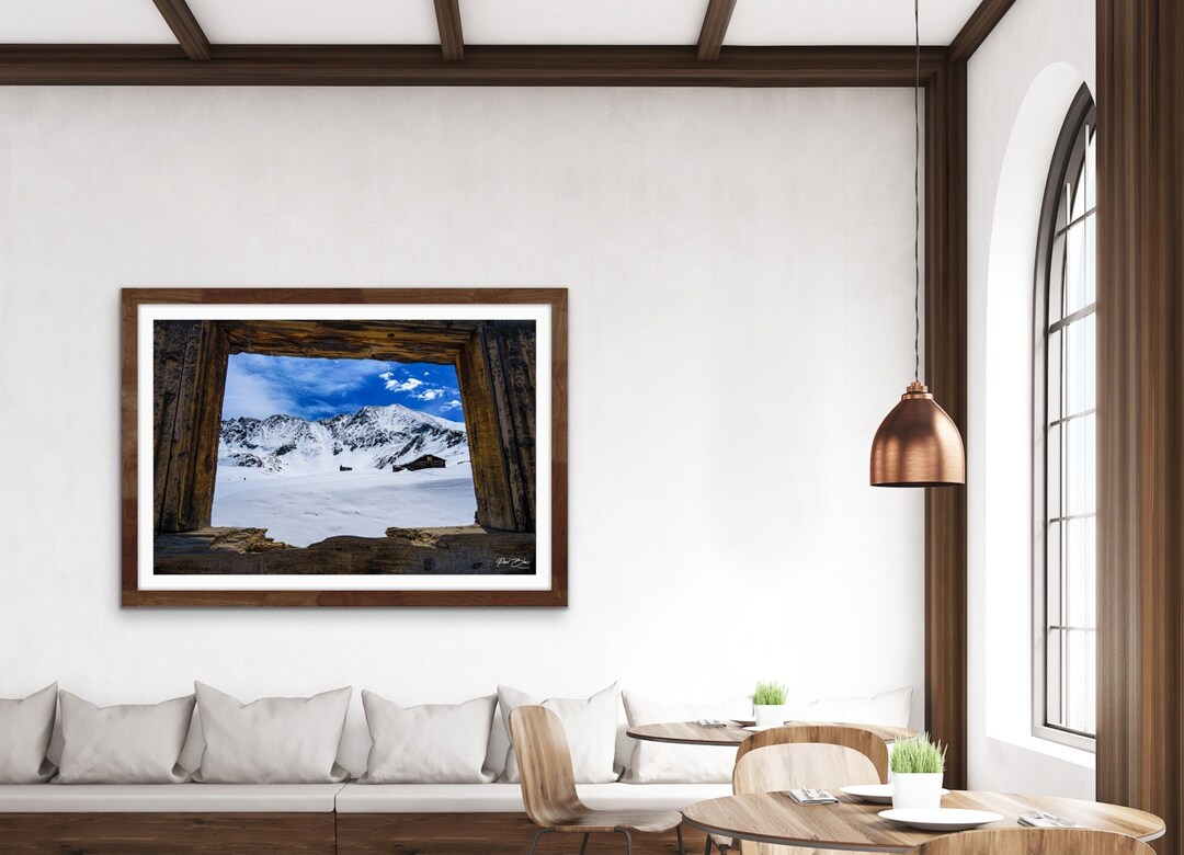 Colorado Rustic Mining Cabin Photo - Mayflower Gulch Mountains Aged ...