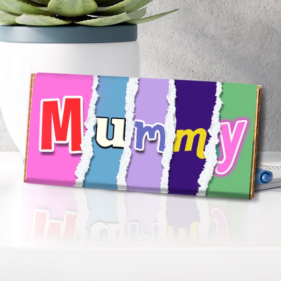 MUMMY Novelty Chocolate Bar Chocolate for Mum Mothers Day | Etsy
