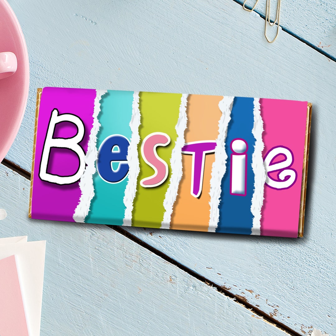 BESTIE Chocolate Bar | Chocolate for Friend | Best Friend Gift | Bestie ...