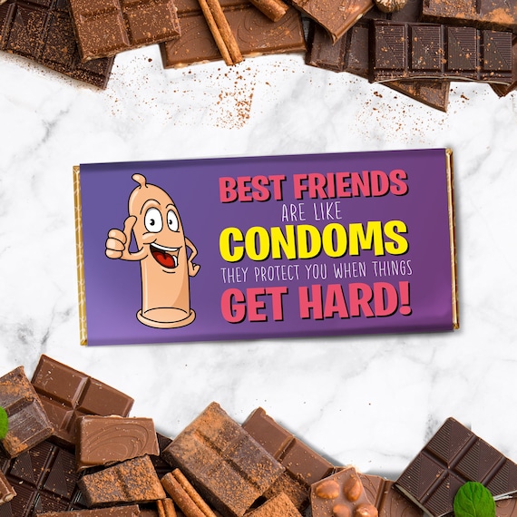 Best Friend Rude Chocolate Bar Chocolate for Friend Best | Etsy