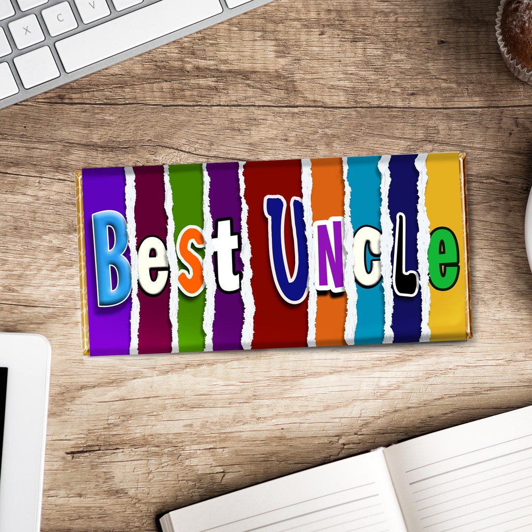 Best Uncle Novelty Chocolate Bar | Chocolate for Uncle | Uncle Gift ...