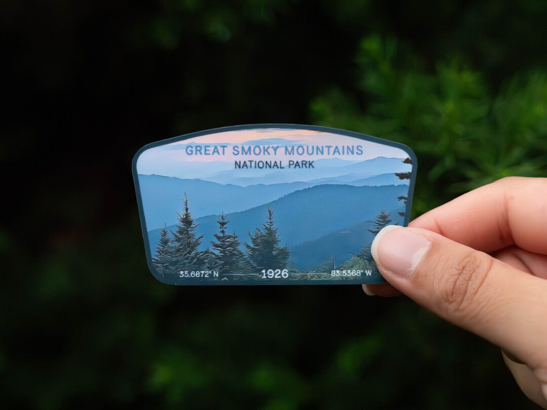 Great Smoky Mountains National Park・3" Waterproof Sticker・laptop ...