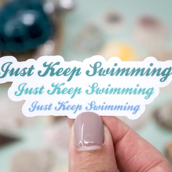 Swimming Inspirational Stickers - Etsy
