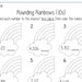 Rounding Rainbow Worksheets 10's, 100's, 1000's - Etsy