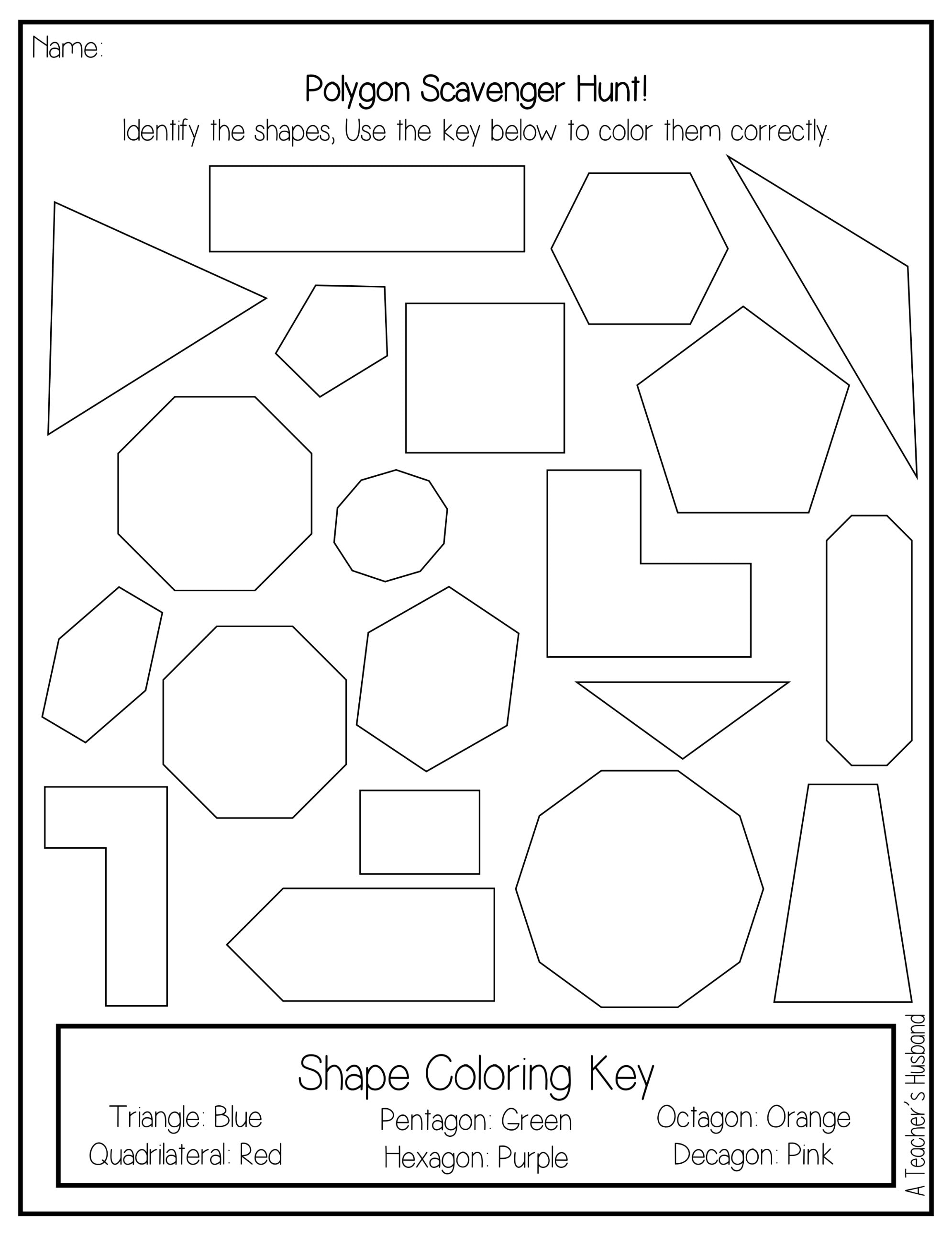 Geometry Worksheet Packet 15 Worksheets - Etsy