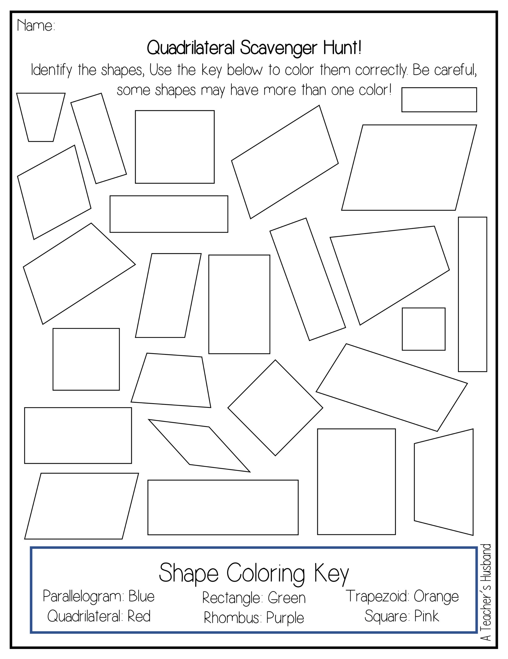 Geometry Worksheet Packet 15 Worksheets - Etsy