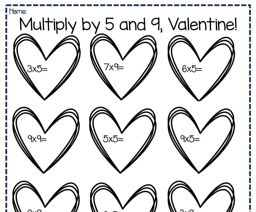 Valentine Morning Work - 14 Days - Etsy