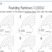 Rounding Rainbow Worksheets (10's, 100's, 1000's) - Etsy