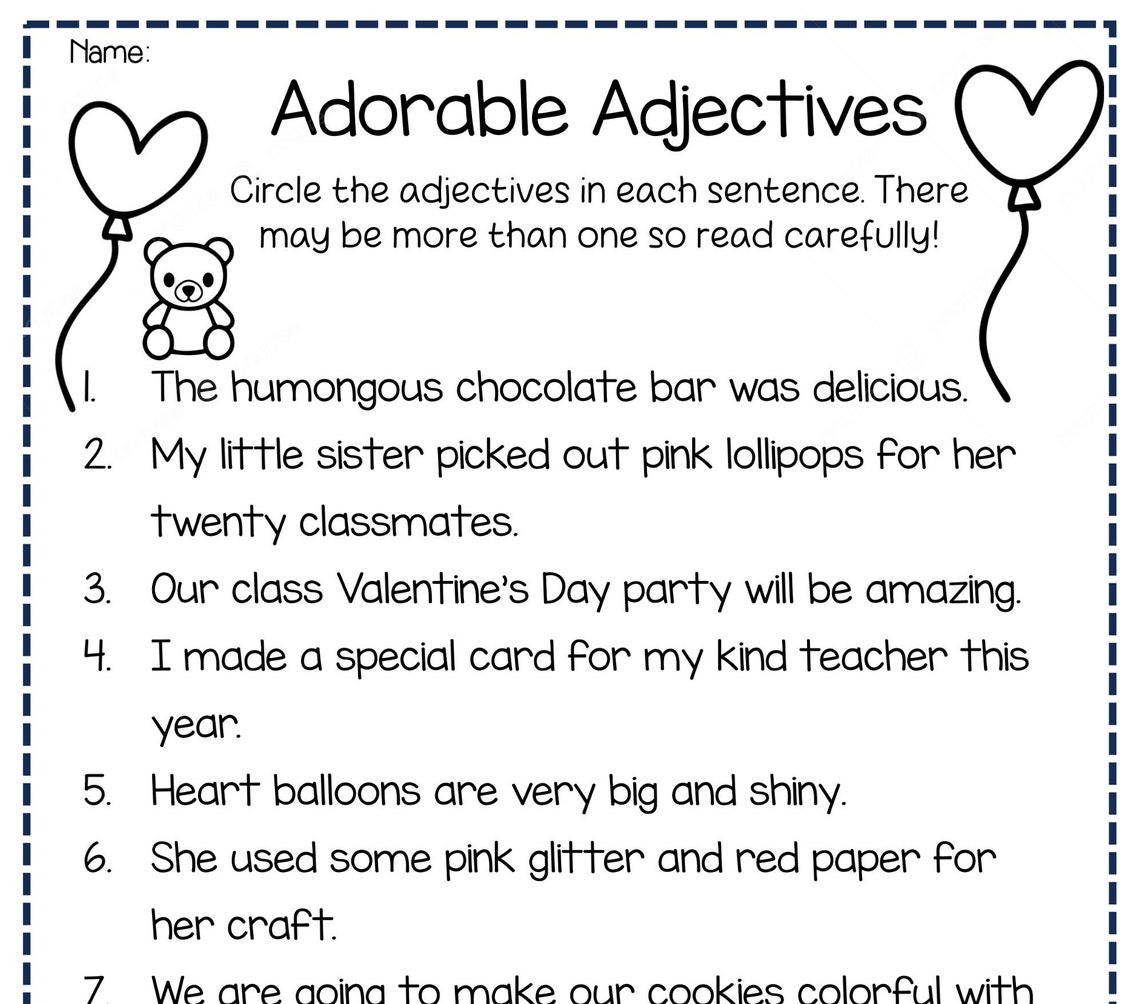 Valentine Morning Work - 14 Days - Etsy