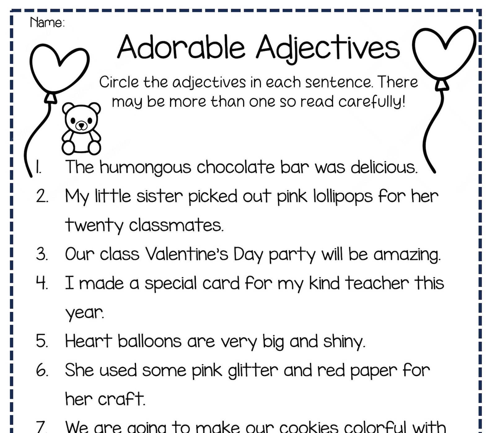 Valentine Morning Work - 14 Days - Etsy