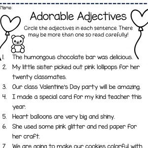 Valentine Morning Work - 14 Days - Etsy