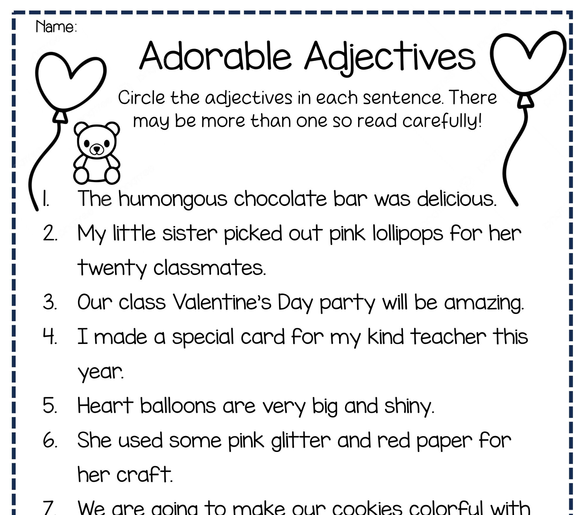 Valentine Morning Work - 14 Days - Etsy