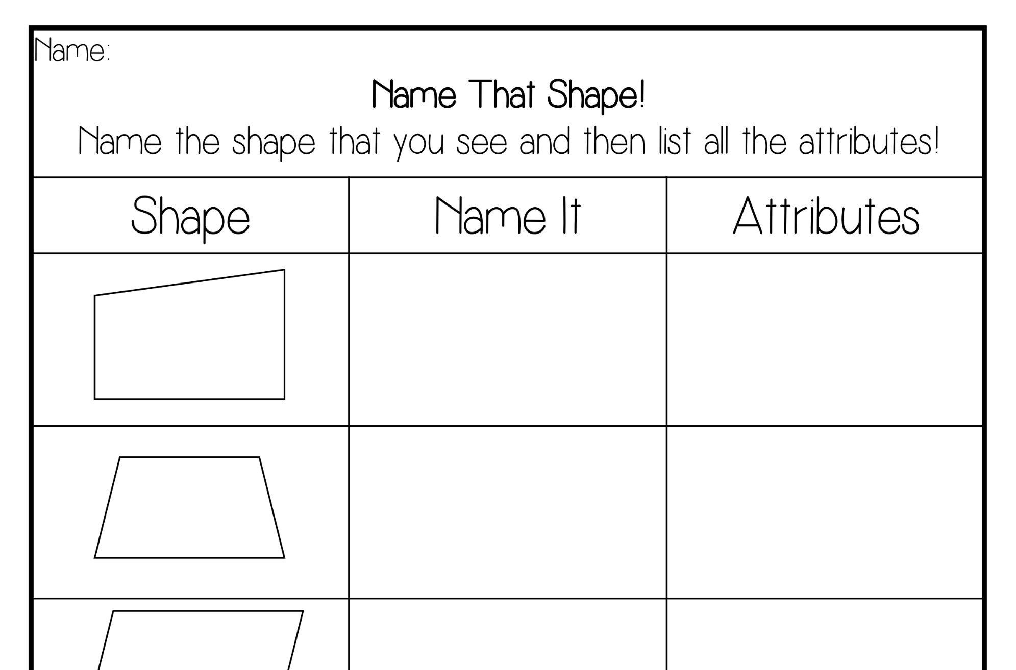 Geometry Worksheet Packet 15 Worksheets - Etsy