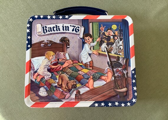 Vintage Lunchbox & Thermos, Aladdin “Back in ‘76”, Us… - Gem