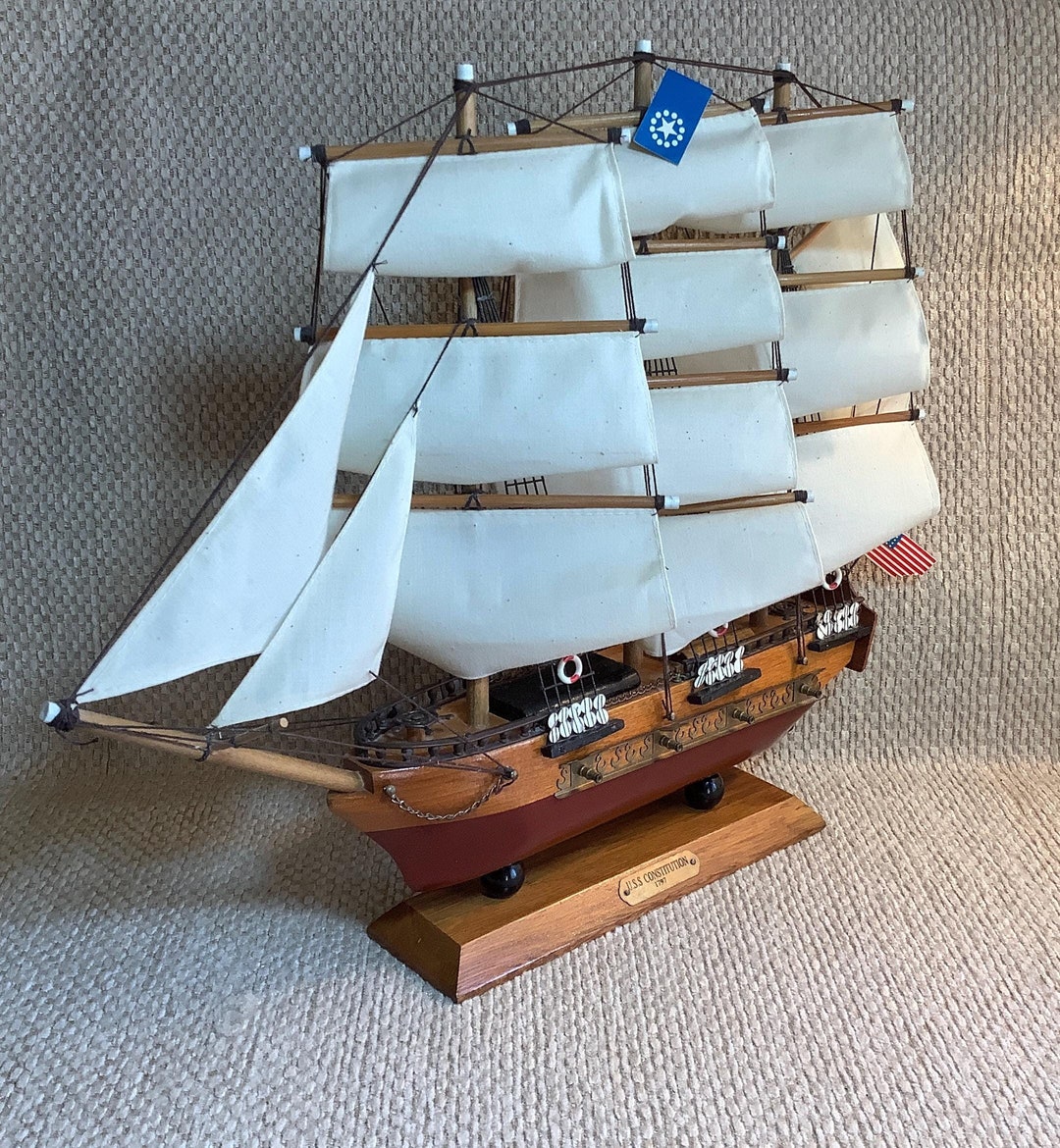 U.S.S. Constitution, Model Ship, Three-masted Frigate, Old Ironsides - Etsy