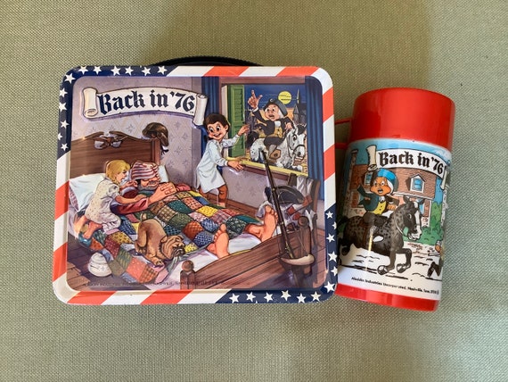 Vintage Lunchbox & Thermos, Aladdin “Back in ‘76”, Us… - Gem