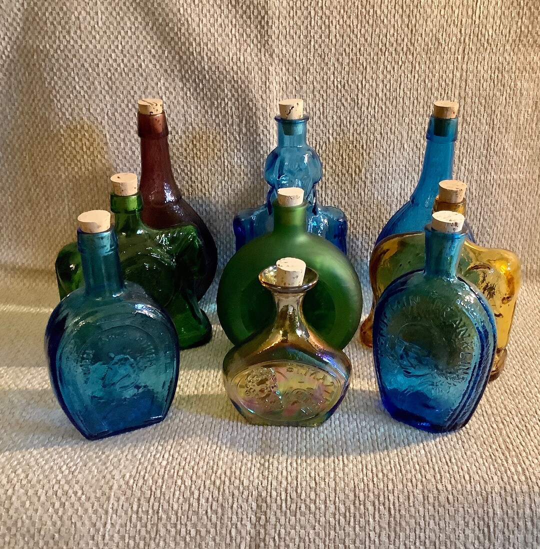 WHEATON Glass Bottles, Large Size, Choice of 9, Used - Etsy