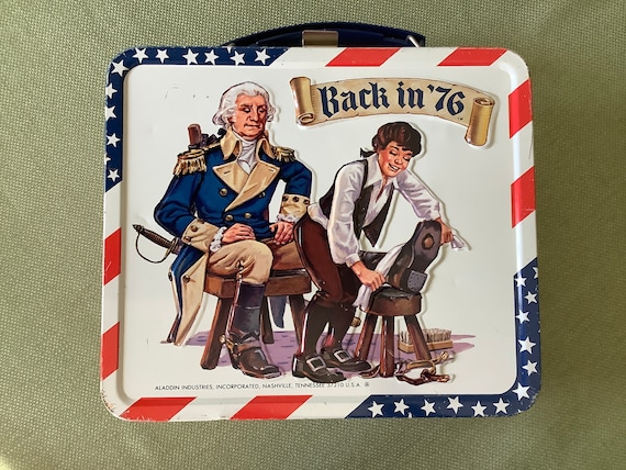 Vintage Lunchbox & Thermos, Aladdin “Back in ‘76”, Us… - Gem