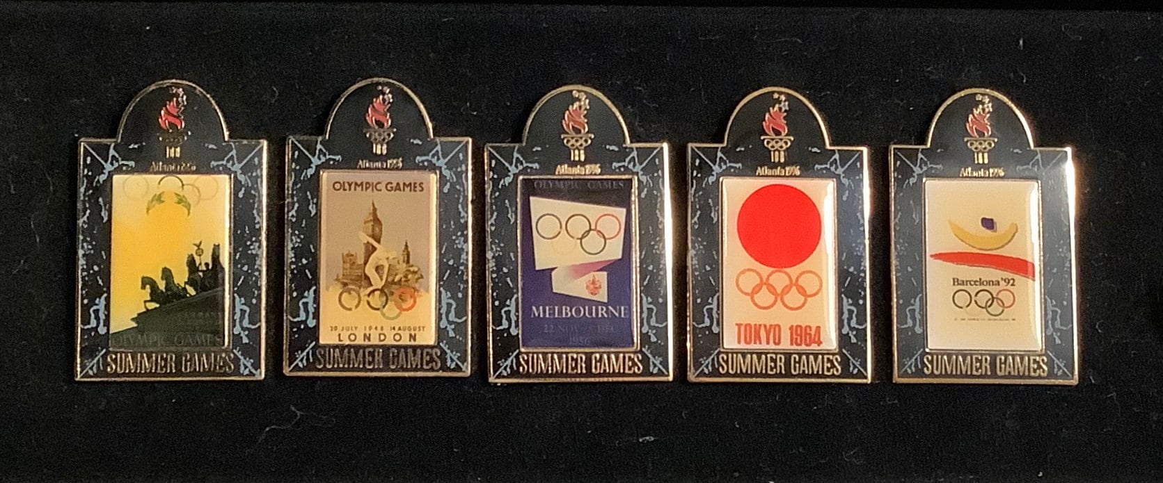 Atlanta 1996 Centennial Olympic Games Pin Collection, Original Box - Etsy