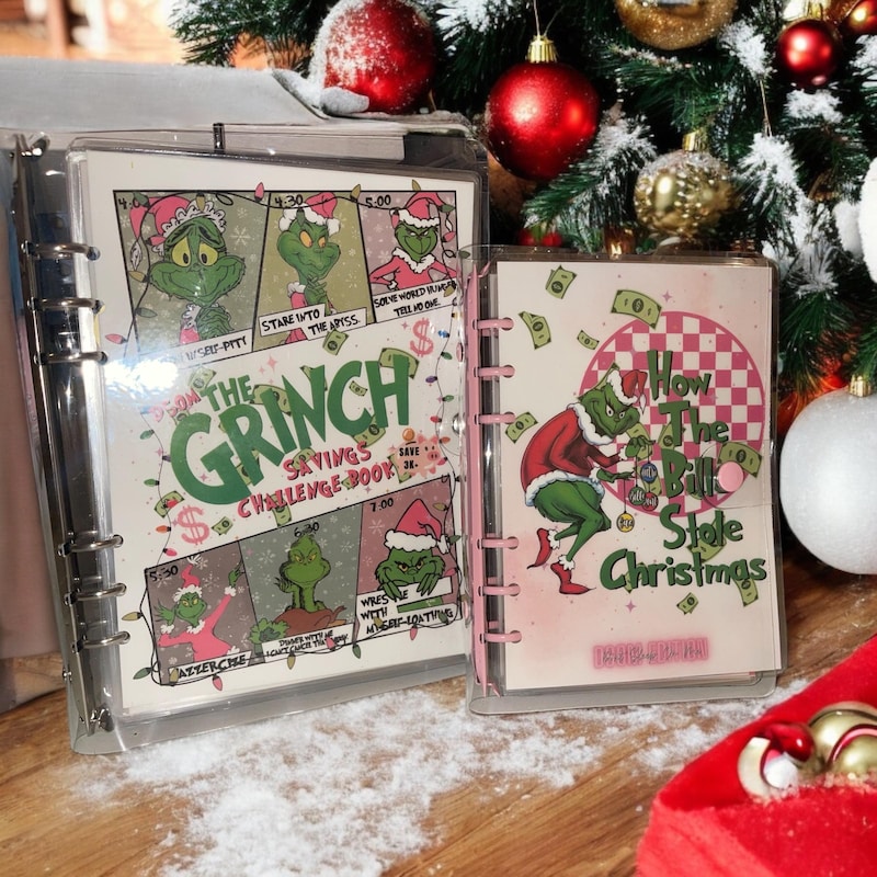 The Grinch Binder - Etsy
