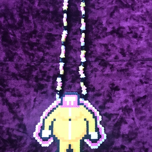 Ganja White Night Perler Necklace - Etsy