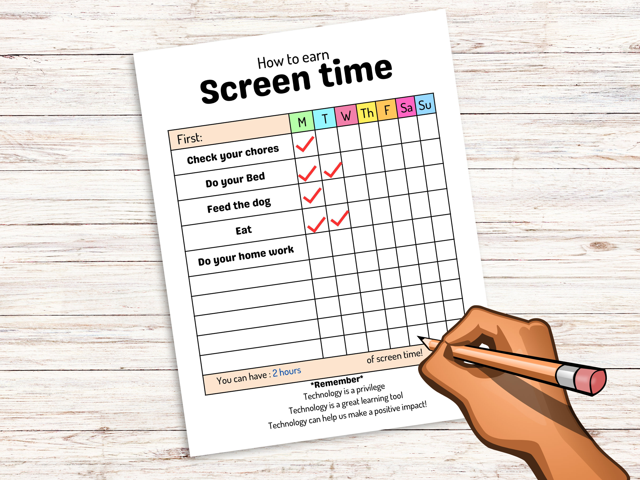 Printable Screen Time Rules for Kids Screentime Rules Screen Time ...