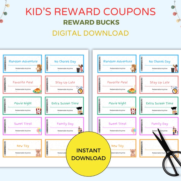 Reward Tickets - Etsy
