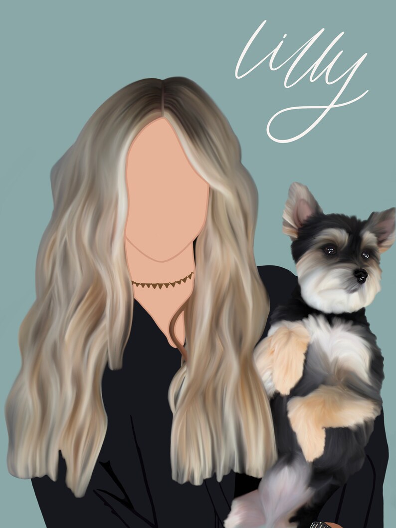 Custom Digital Portraits, Wedding Digital Portraits, Digital Download ...