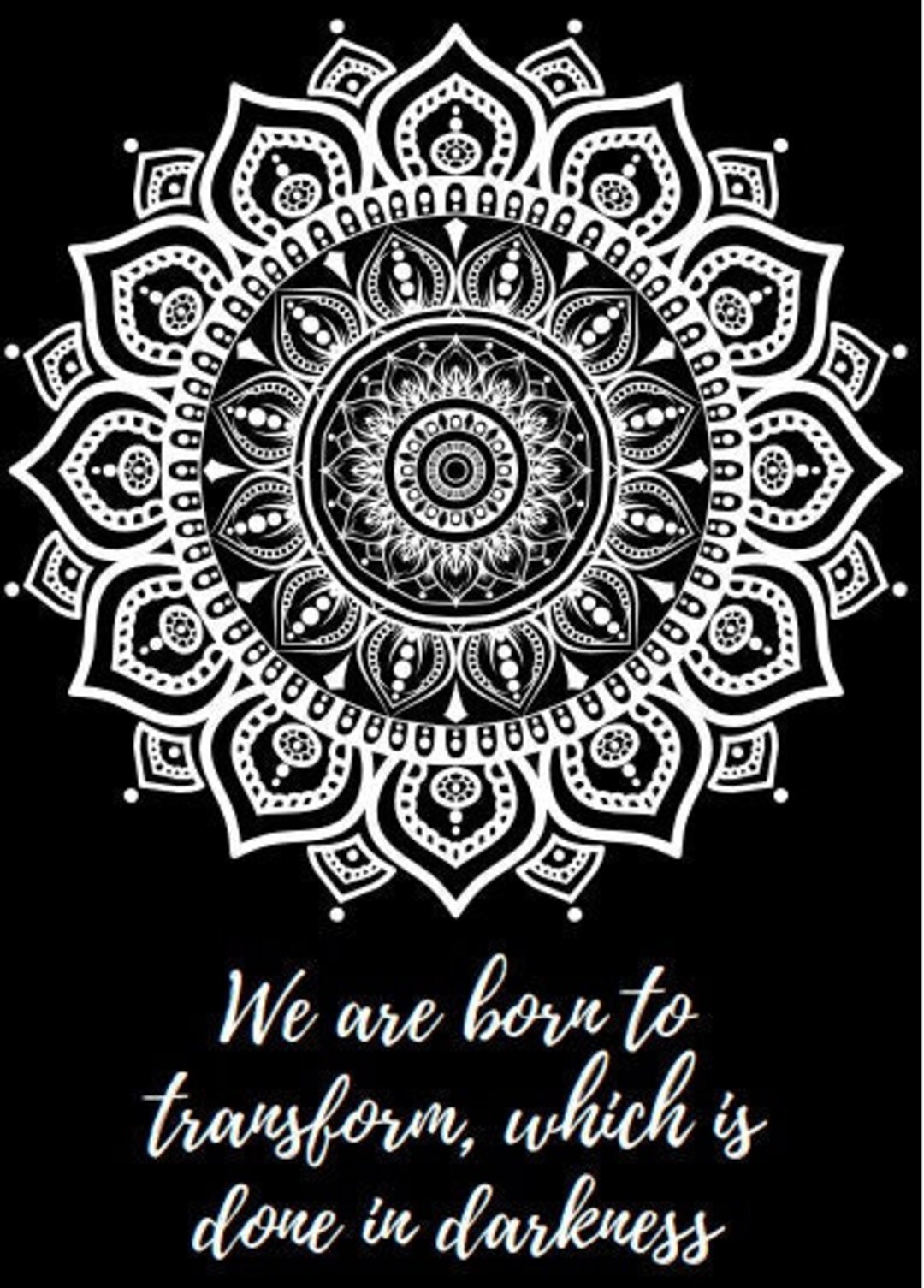 Positive Quotes Mandala Art Colouring Pages- Digital Download - Etsy
