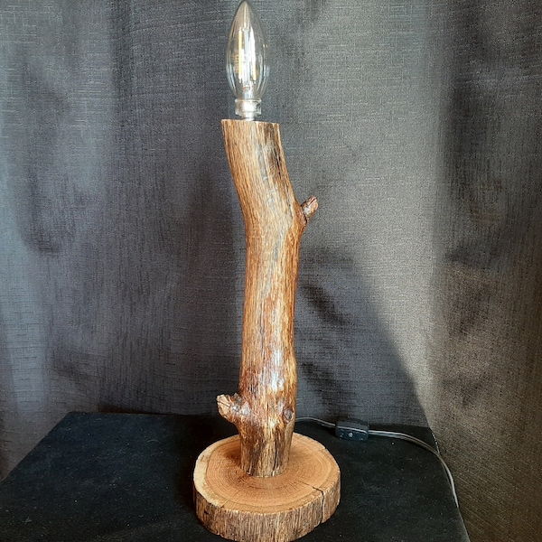 Birch Table Lamp - Etsy