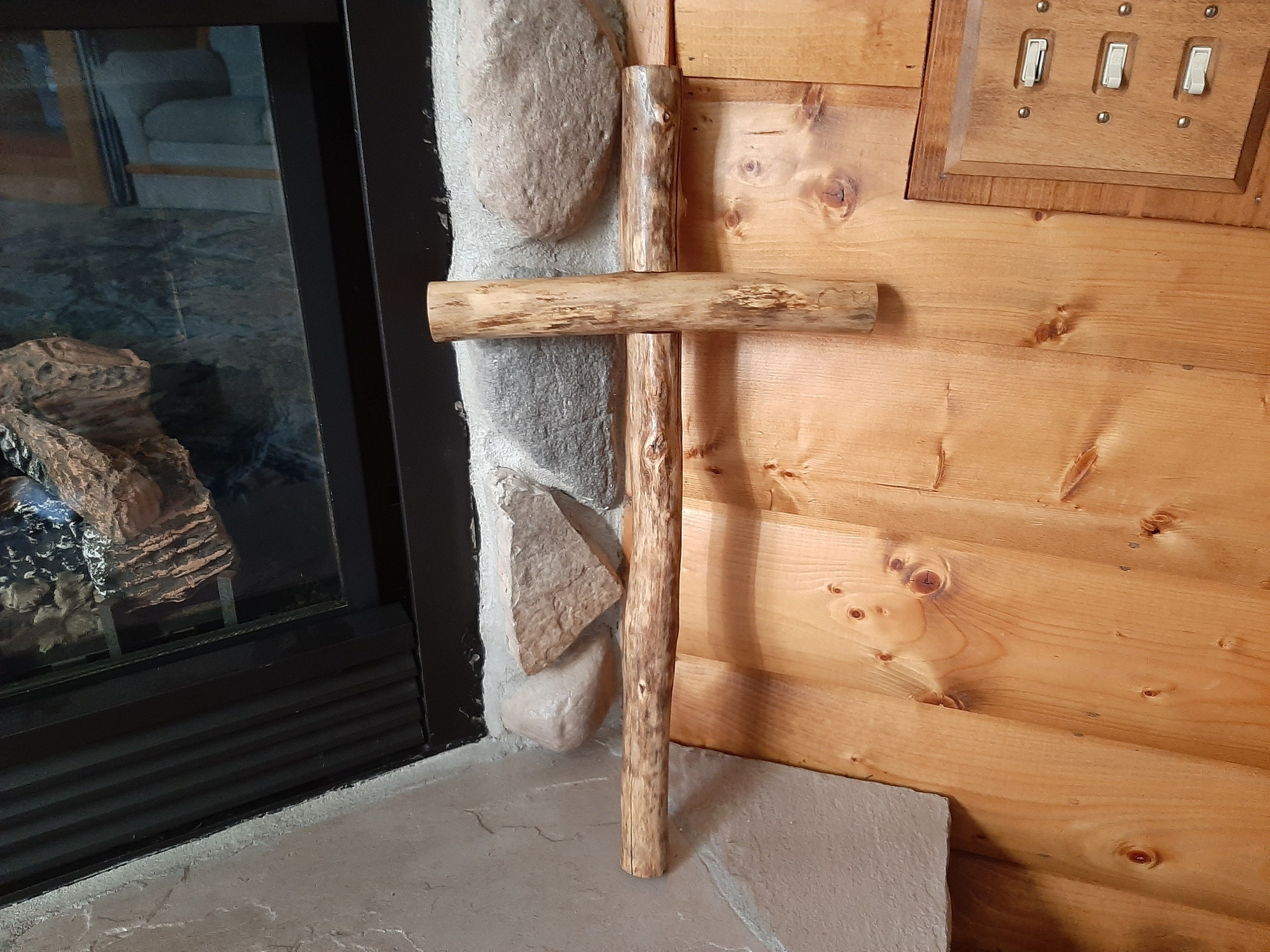 Log Cross / Wood Cross - Etsy