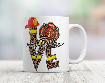 Firefighter Coffee Mug - Etsy