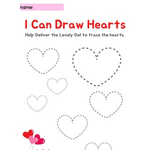 Valentine's Day Worksheets - Etsy