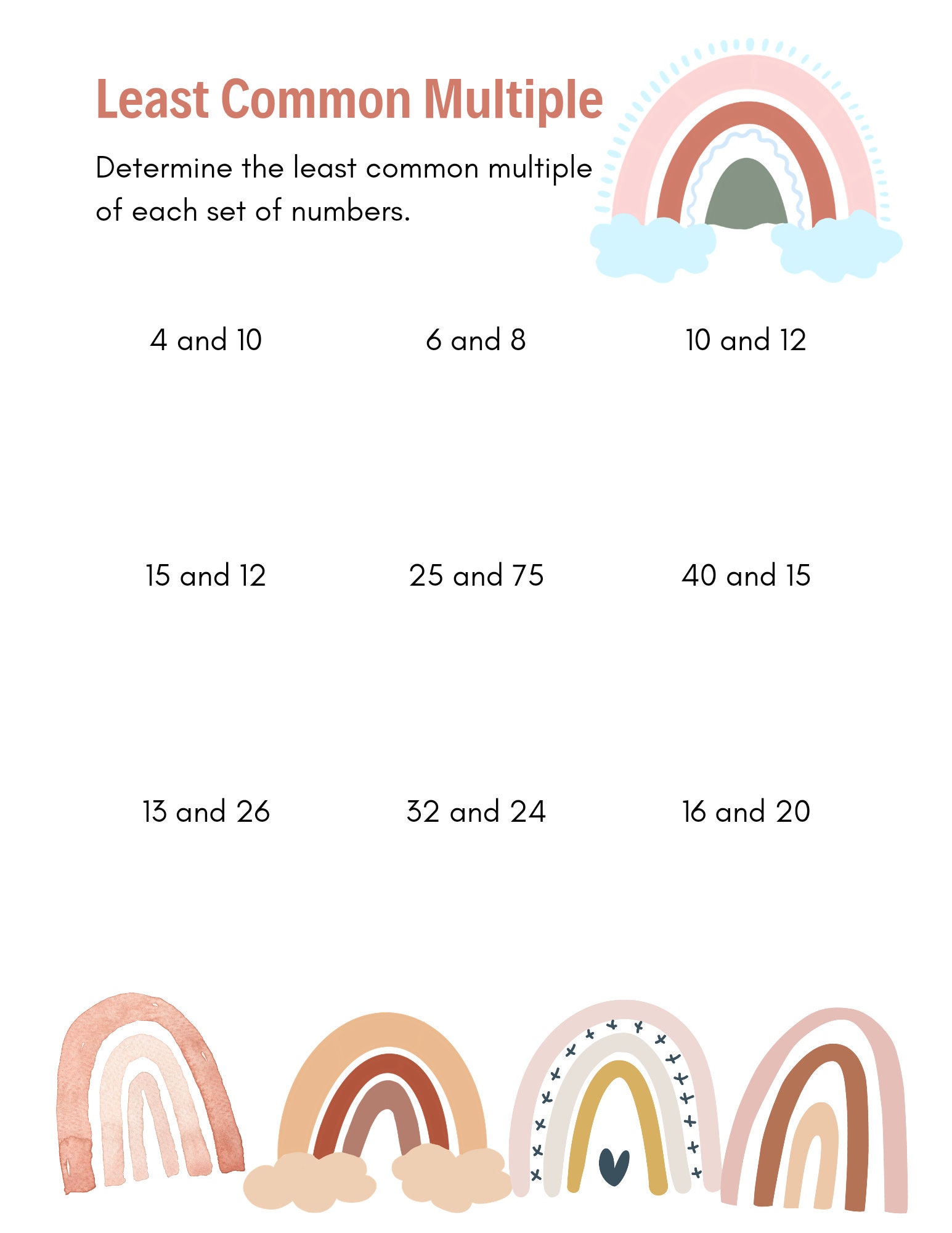 Fraction Practice - Etsy