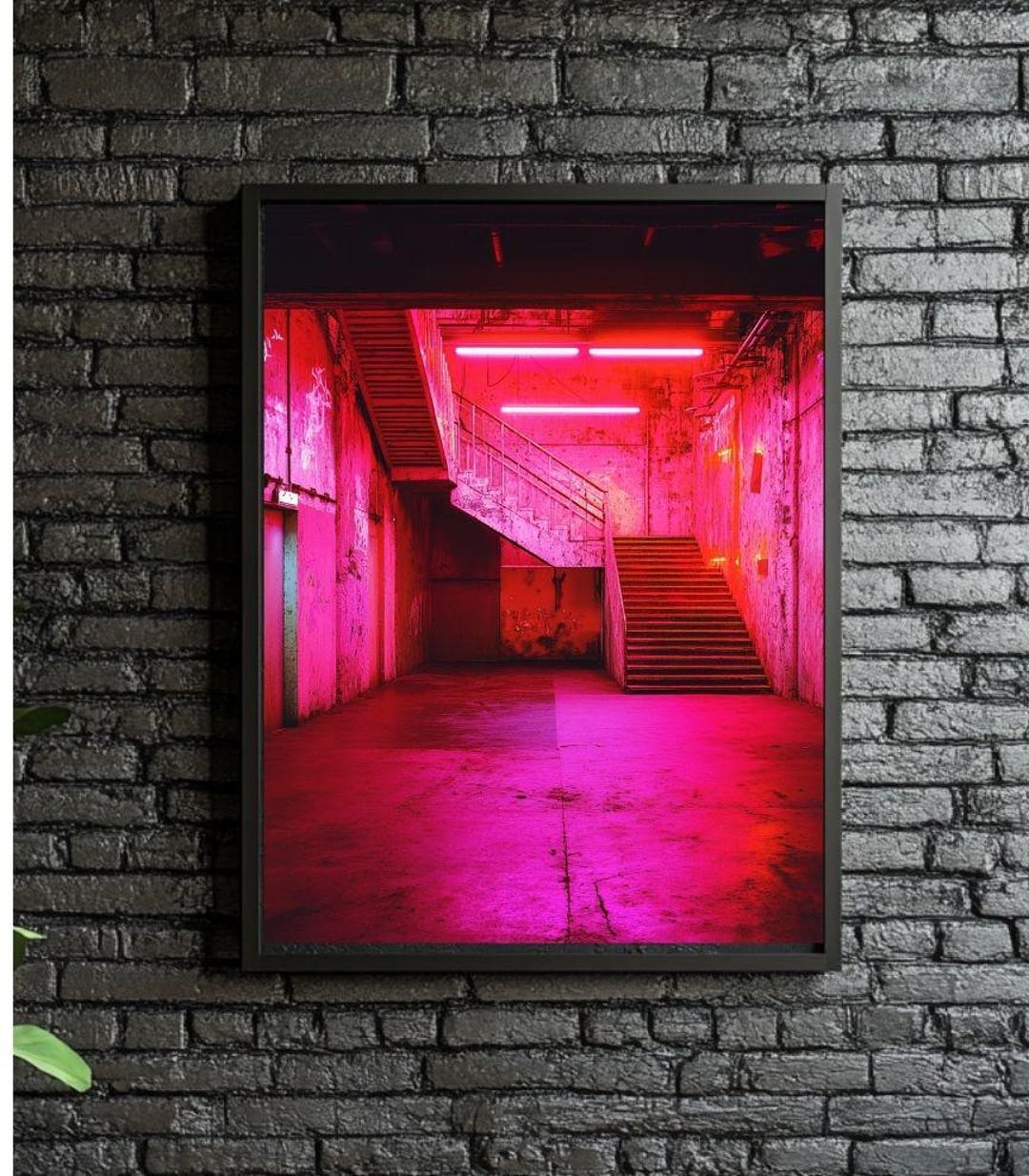 Liminal Spaces Poster Art Neon Noir Street Photography - Etsy