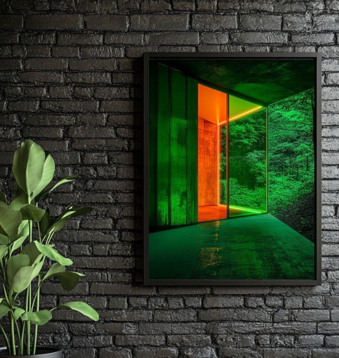 Liminal Spaces Poster Art Neon Noir Street Photography - Etsy