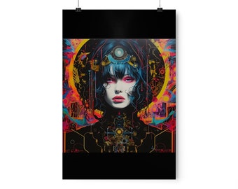 Cyberpunk City Digital Art File Futuristic Art Printable - Etsy