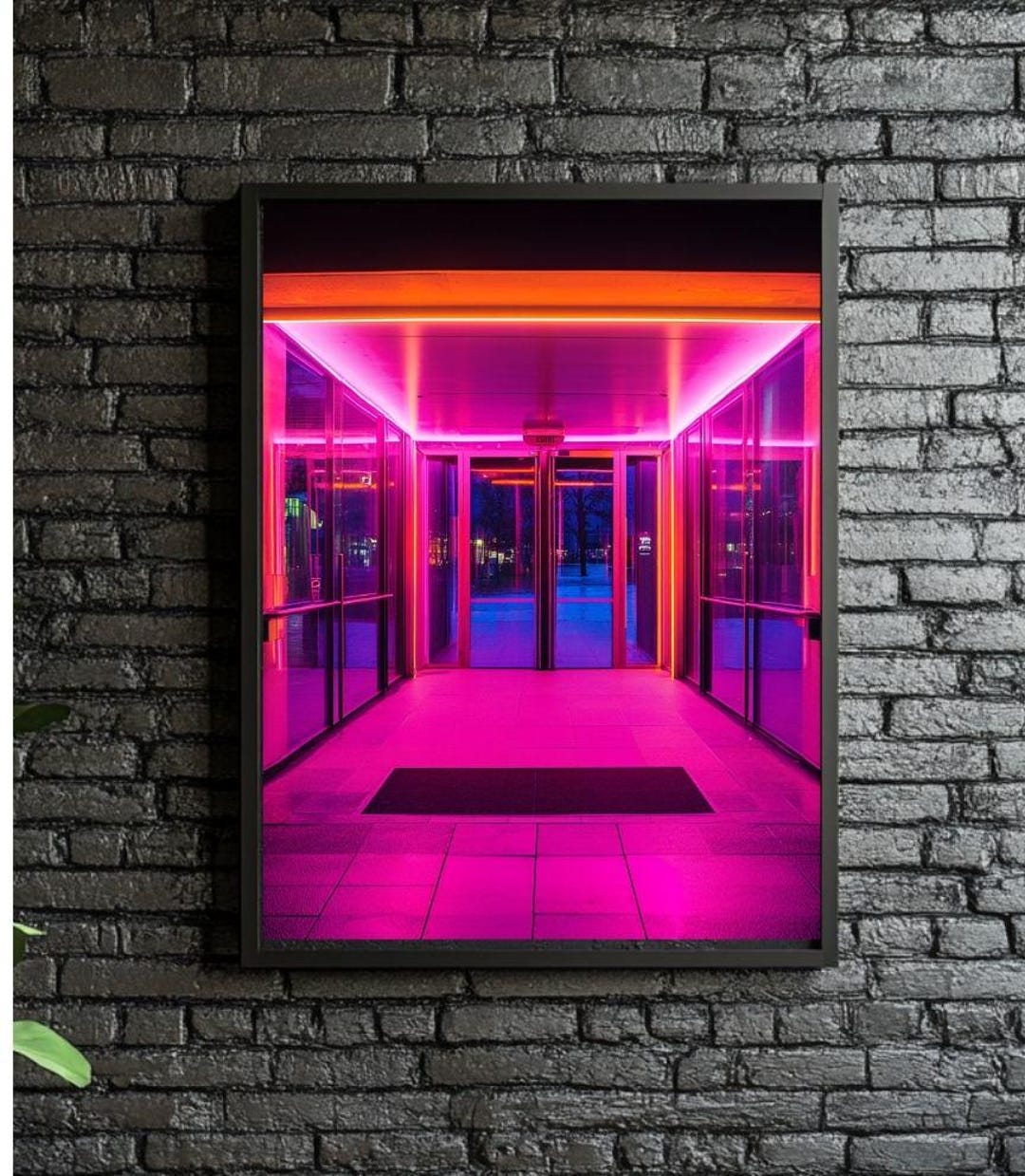 Liminal Spaces Poster Art Neon Noir Street Photography - Etsy