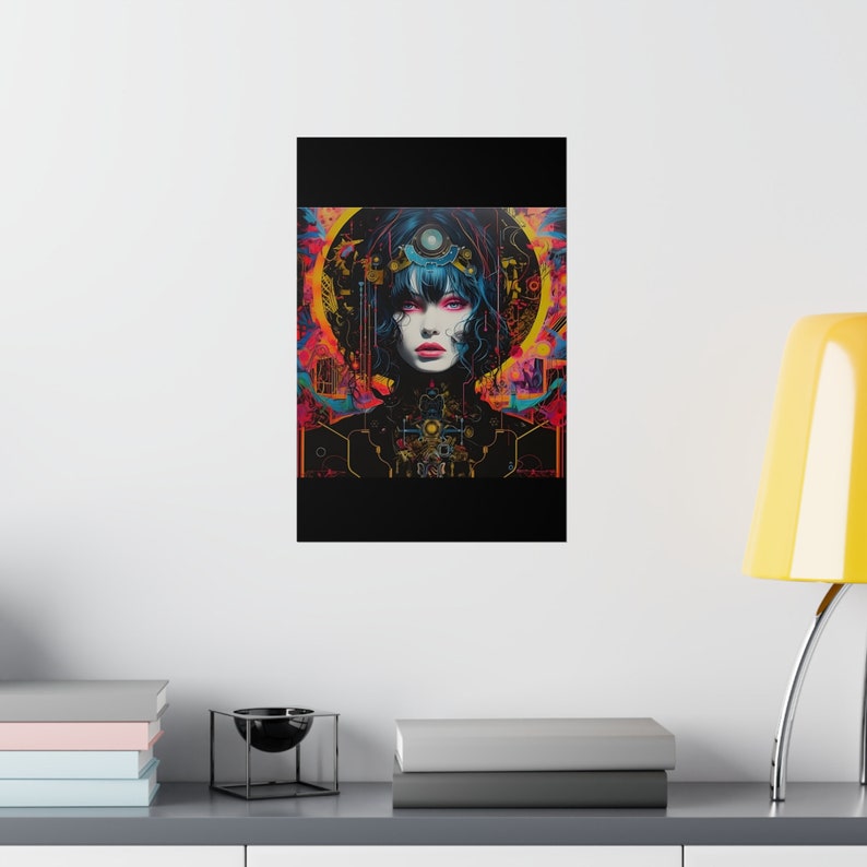 Cyberpunk Poster Art 70s Retro Scifi Wall Art Cyberpunk - Etsy