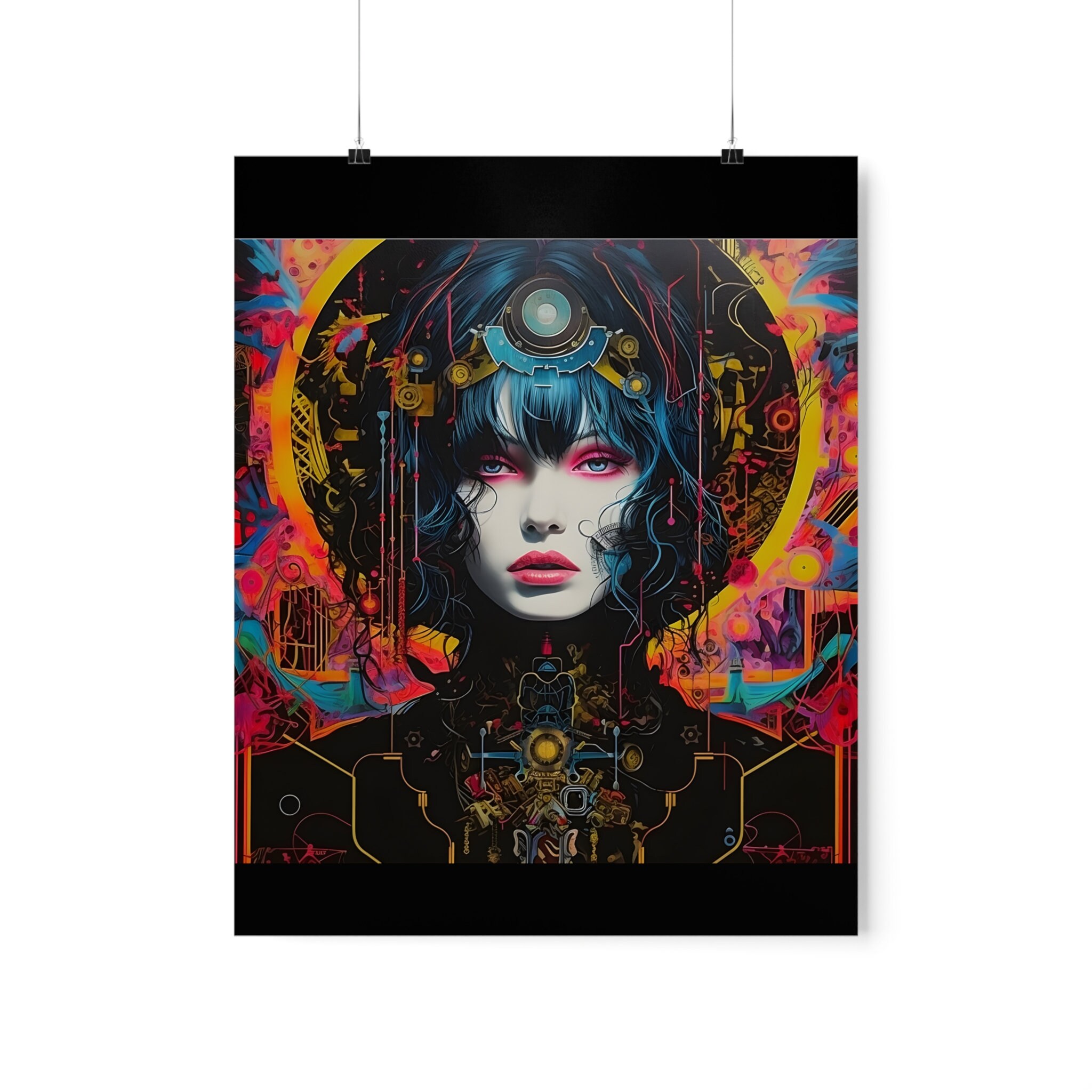 Cyberpunk Poster Art 70s Retro Scifi Wall Art Cyberpunk - Etsy