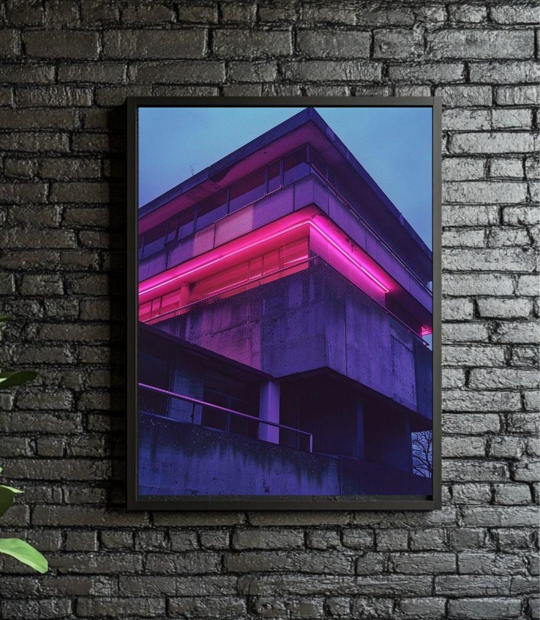 Liminal Spaces Poster Art Neon Noir Street Photography - Etsy