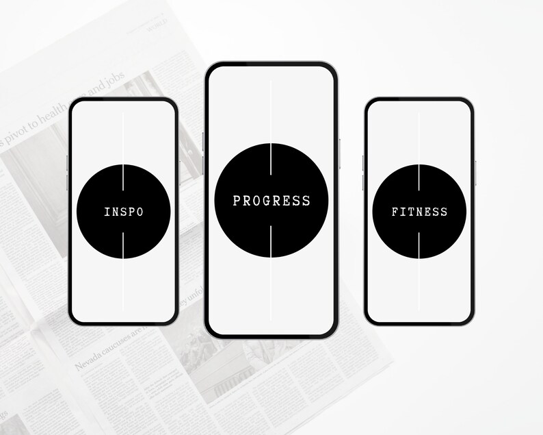 Black and White Instagram Highlight Covers, Black Instagram Icons ...