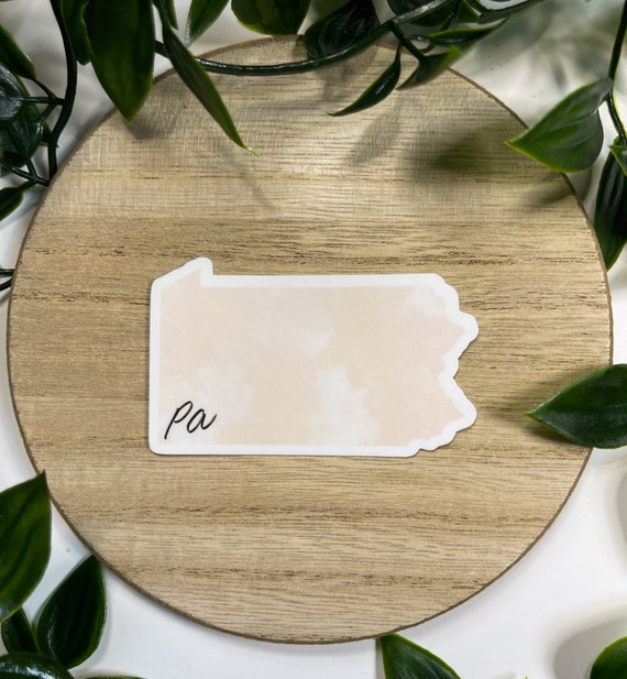 Stickers, Labels & Tags Pennsylvania Sticker Water Proof Vinyl Paper ...